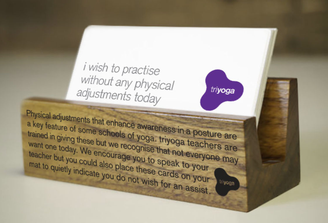 triyoga Introduces the Use of Consent Cards | triyoga